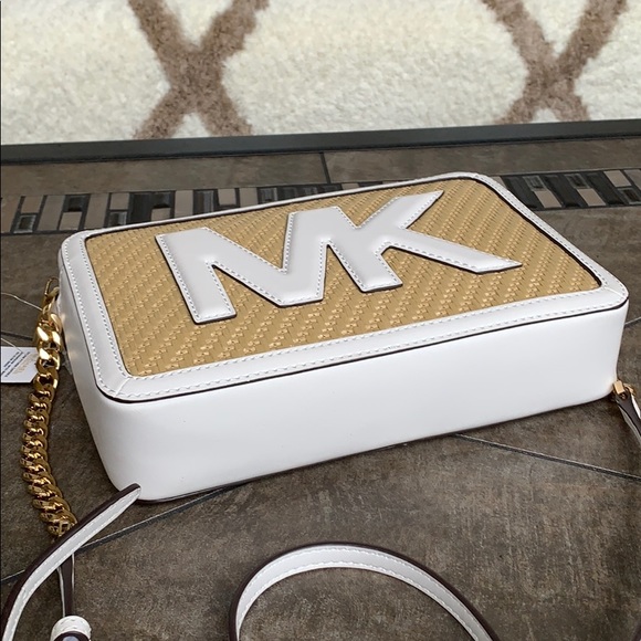 Michael Kors | Bags | Michael Kors Straw Python Capsule Jsi Lg Ew Xbody | Poshmark